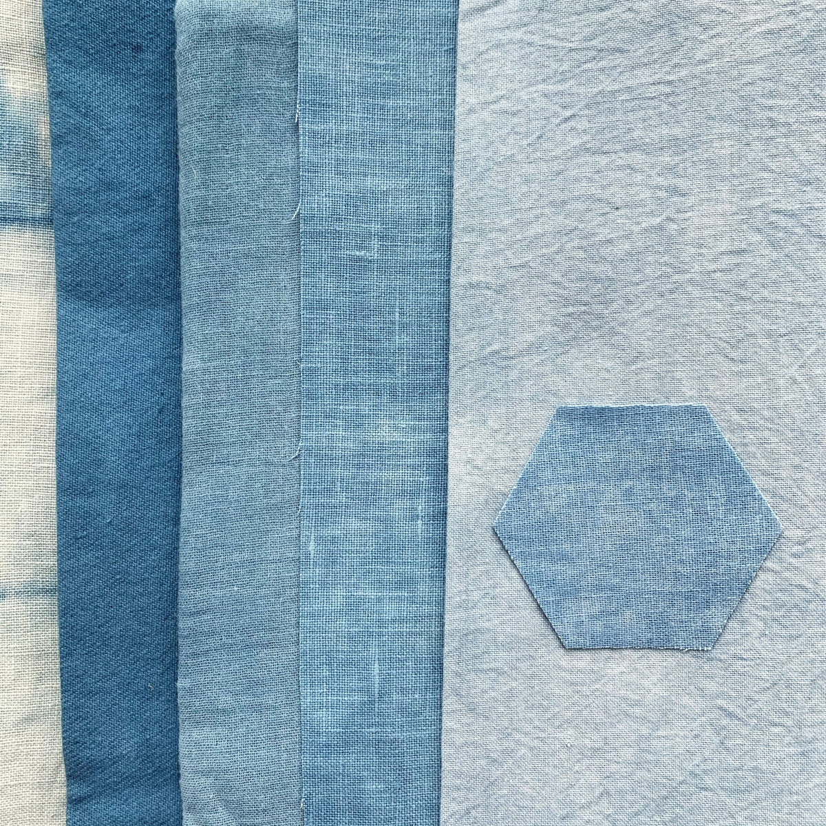 English Paper Piecing Kit : Blues — DEAR GEMINI